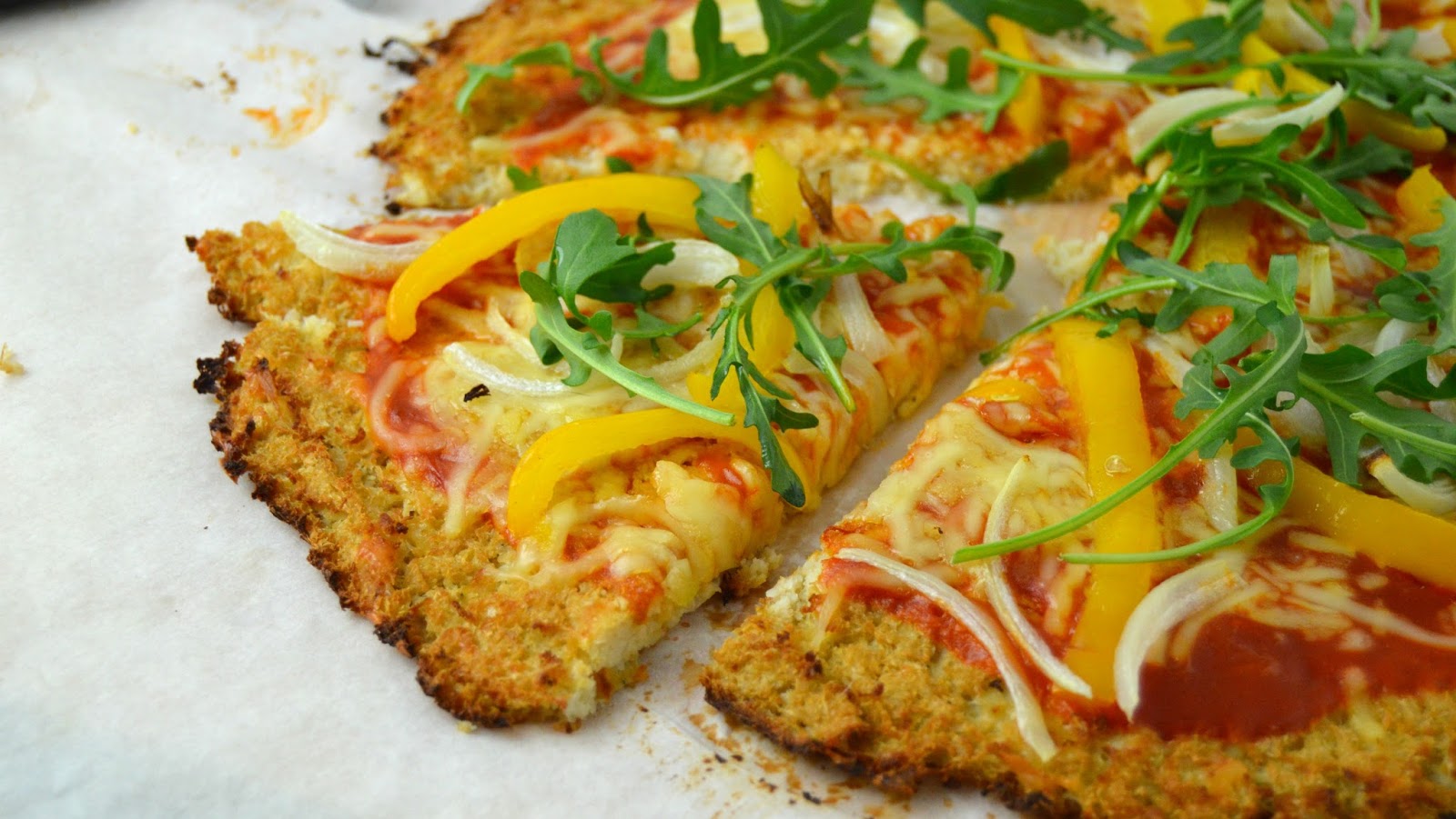 Receta de Pizza de Coliflor baja en calorías