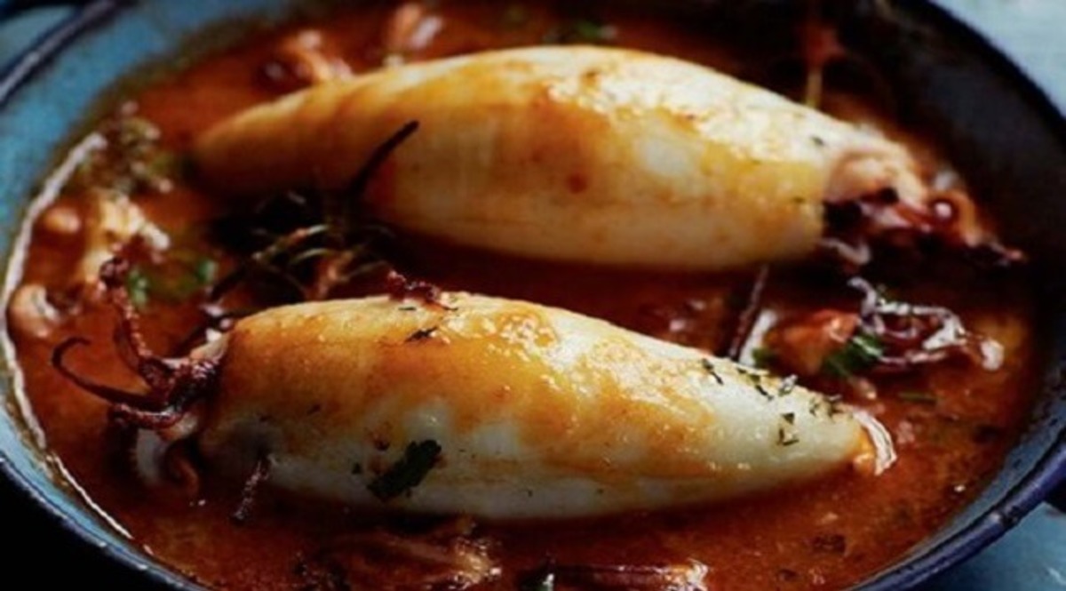 Receta de Calamares rellenos