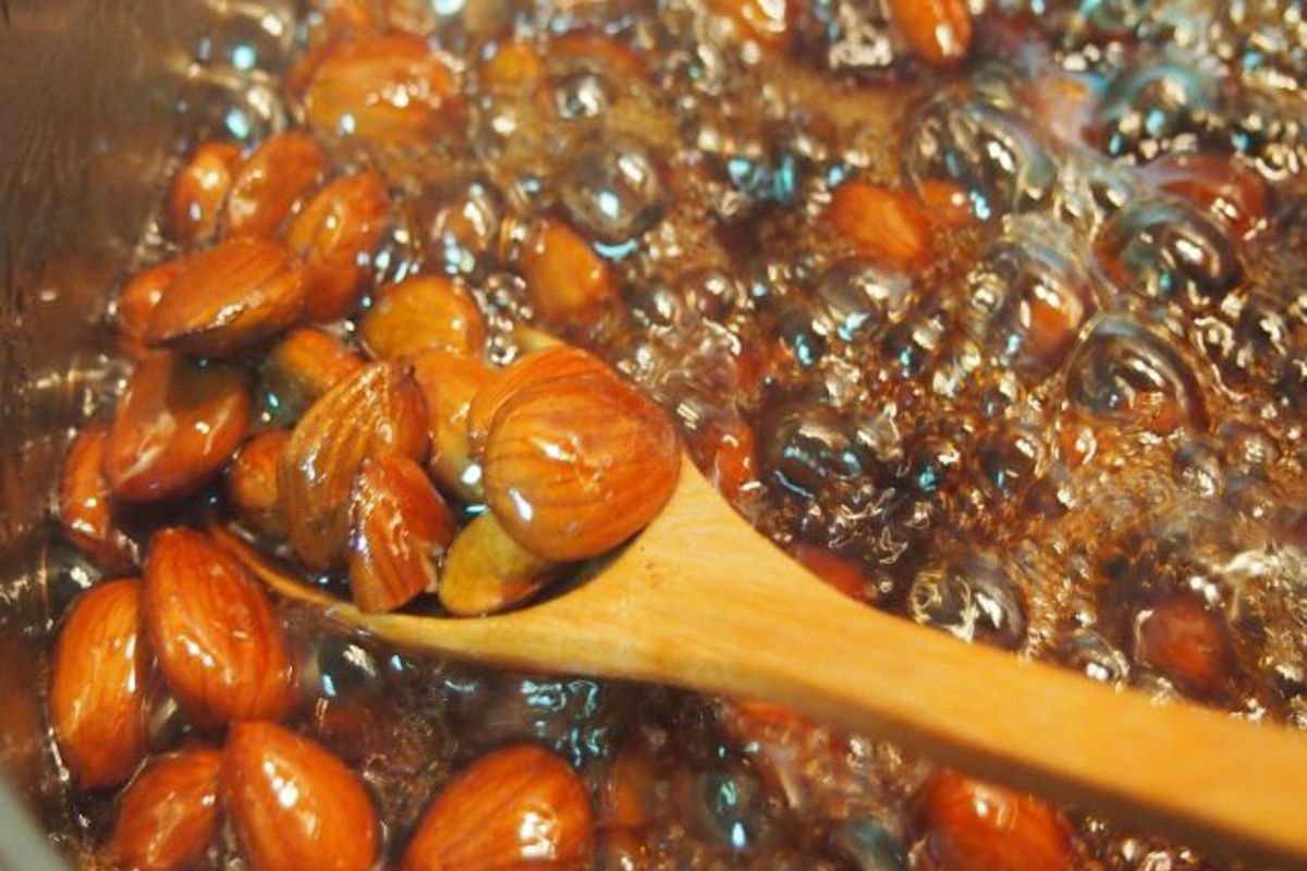 Receta de Almendras garrapiñadas