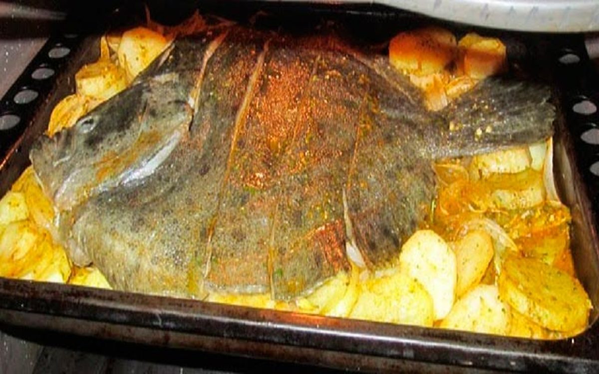 Receta de Rodaballo al horno