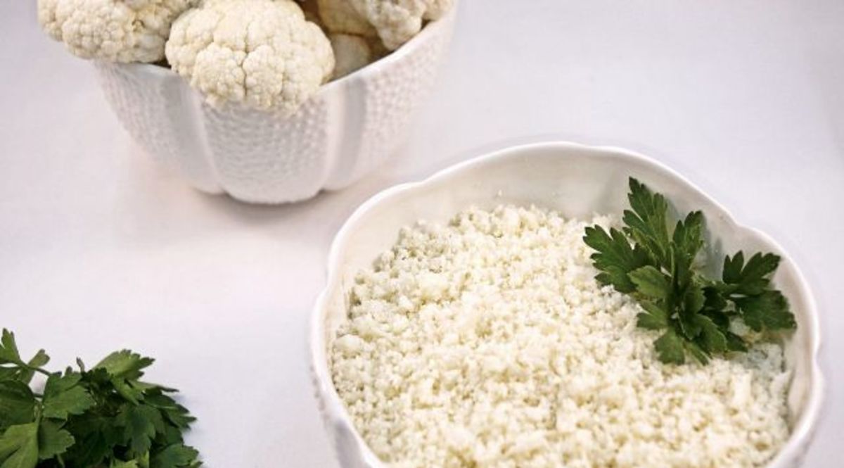 Receta de Arroz de Coliflor