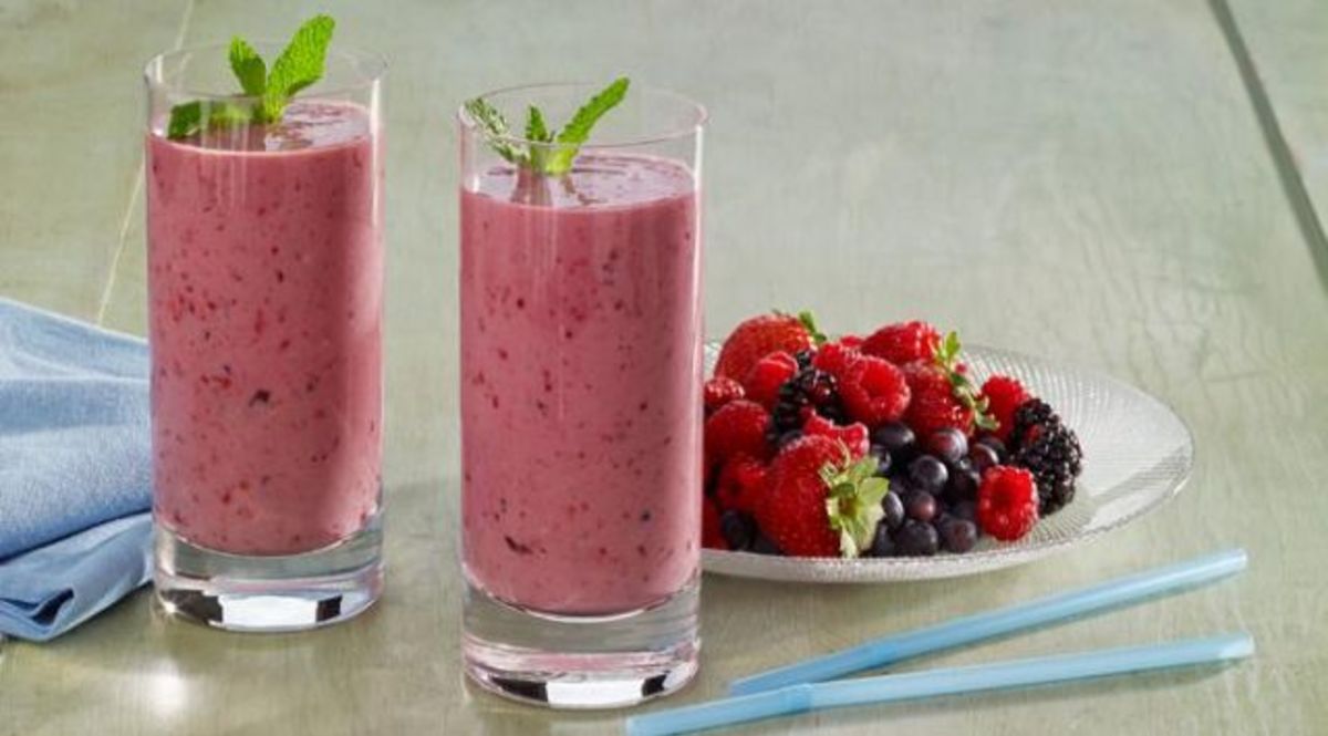 Receta de Smoothie de Frutos Rojos