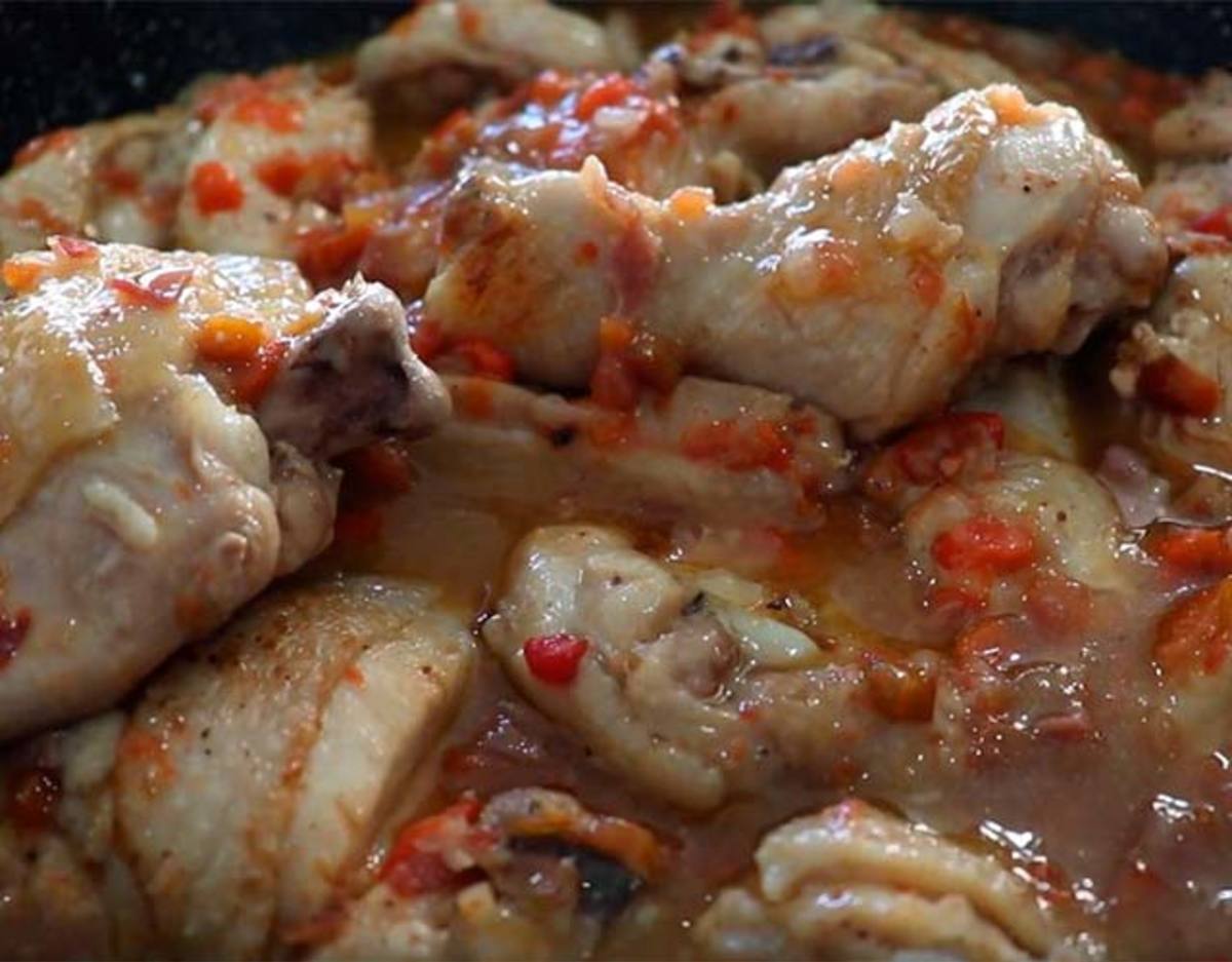 Receta de Pollo al chilindrón