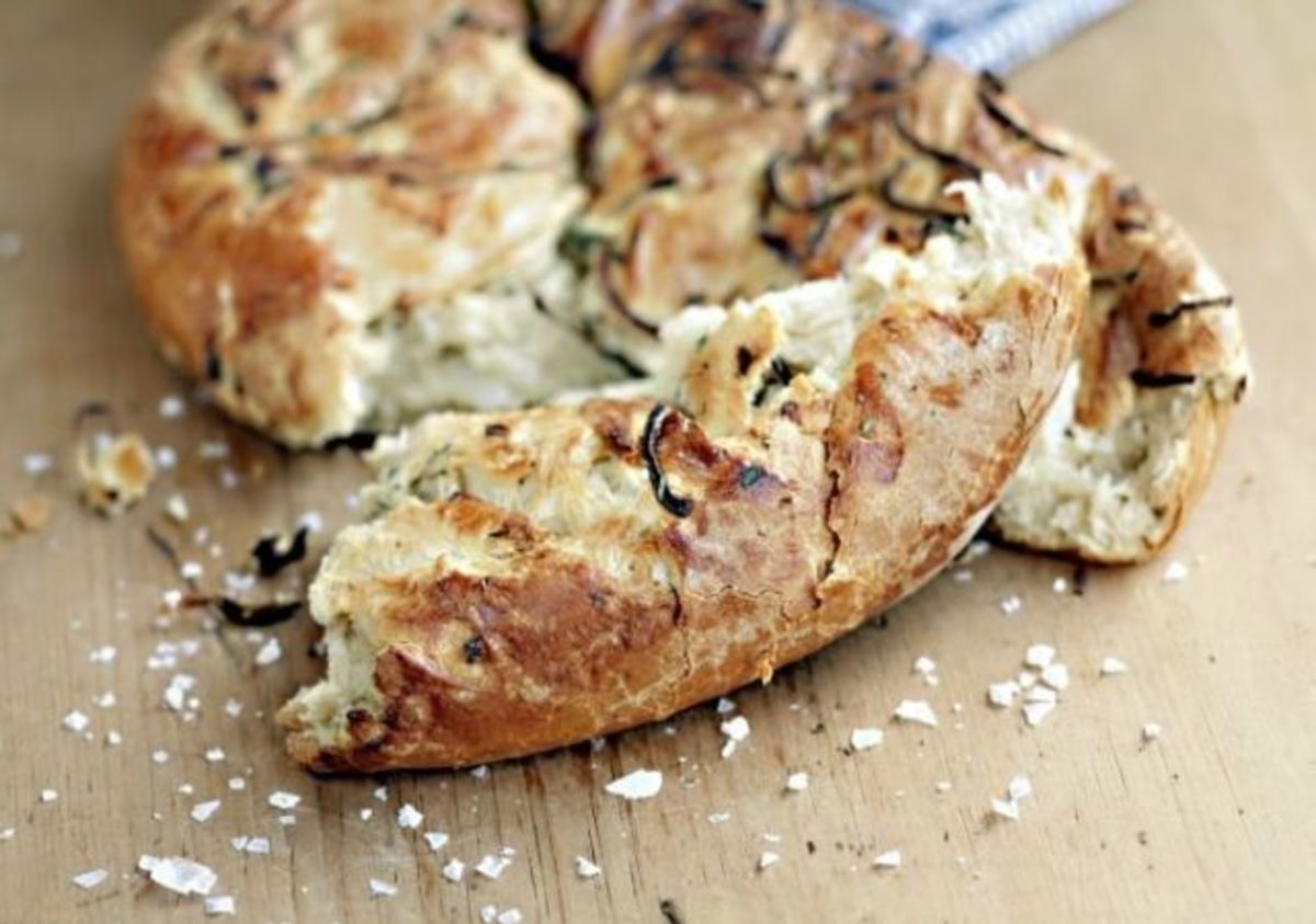 Receta de Pan de Cebolla paso a paso- QueApetito.com