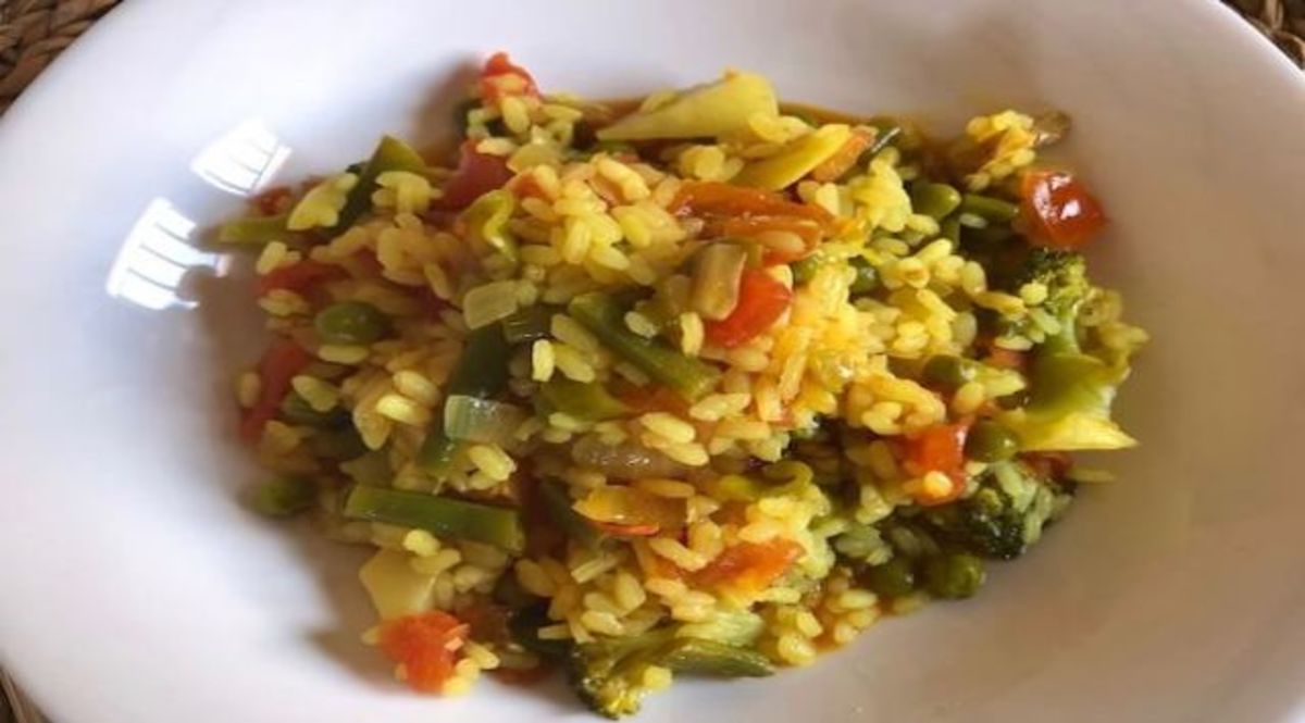 Receta de Paella Vegetariana