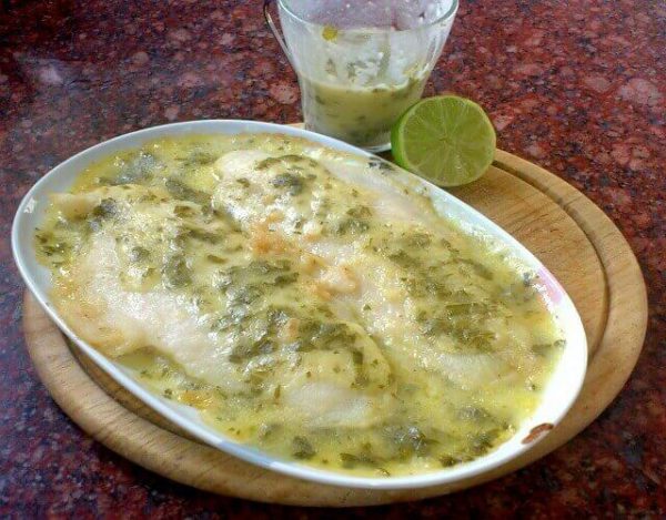 Receta de Salsa para pescado de limón