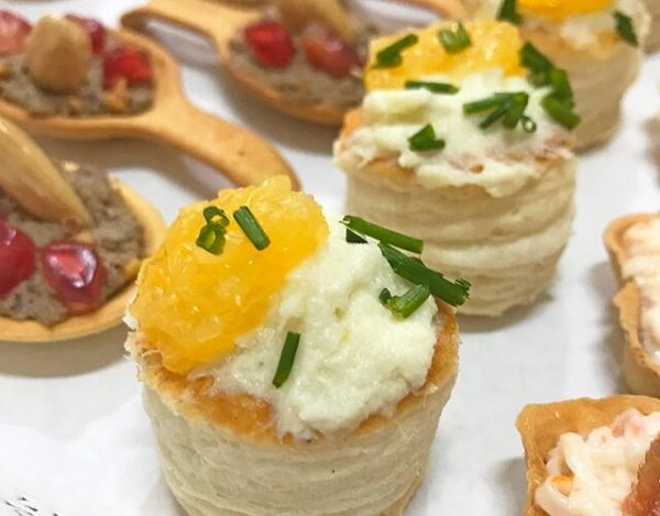 Receta de canapés variados
