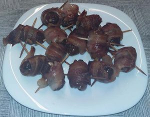 Receta de Dátiles con bacon