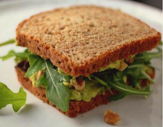 Receta de Sándwich vegetal