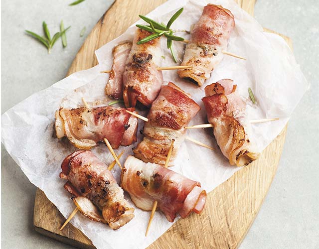Receta de Dátiles con bacon