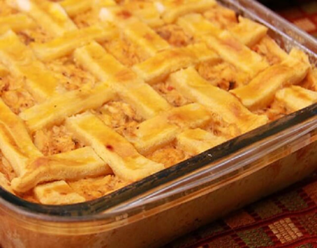 Receta de pastel de pollo