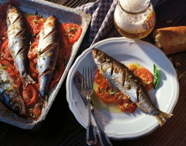 Receta de Arenques con Tomates
