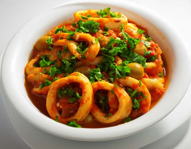 Receta de Calamares en salsa