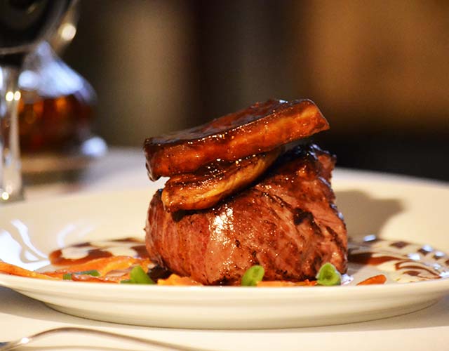 Receta de Tournedós con salsa de trufas