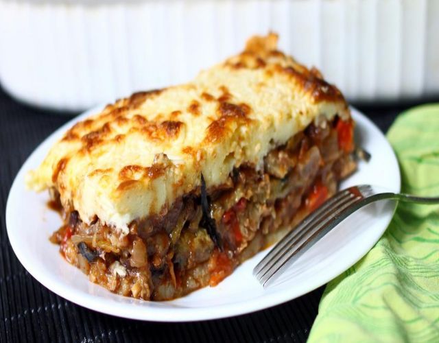Receta de Musaka Vegetariana
