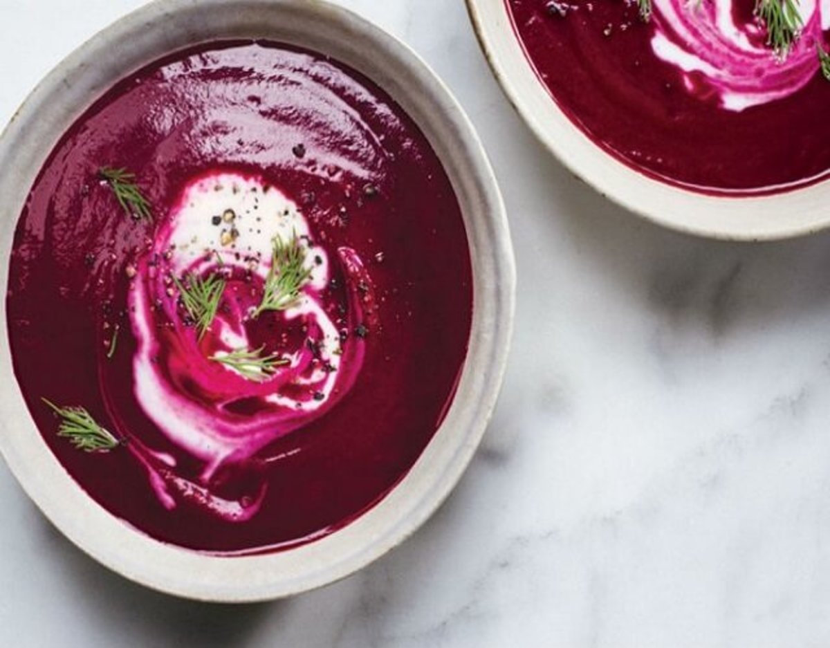 Receta de Sopa de betabel o remolacha