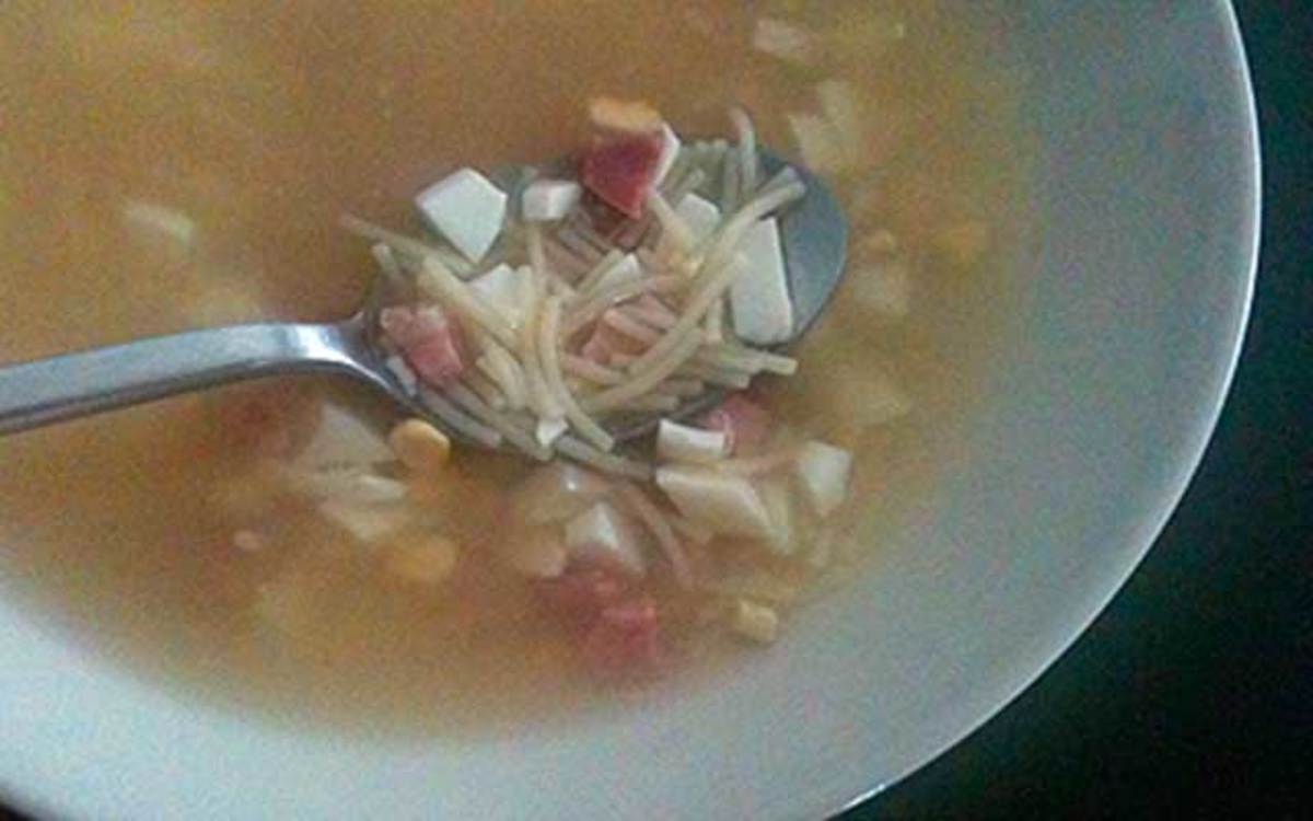 Receta de Sopa de picadillo tradicional