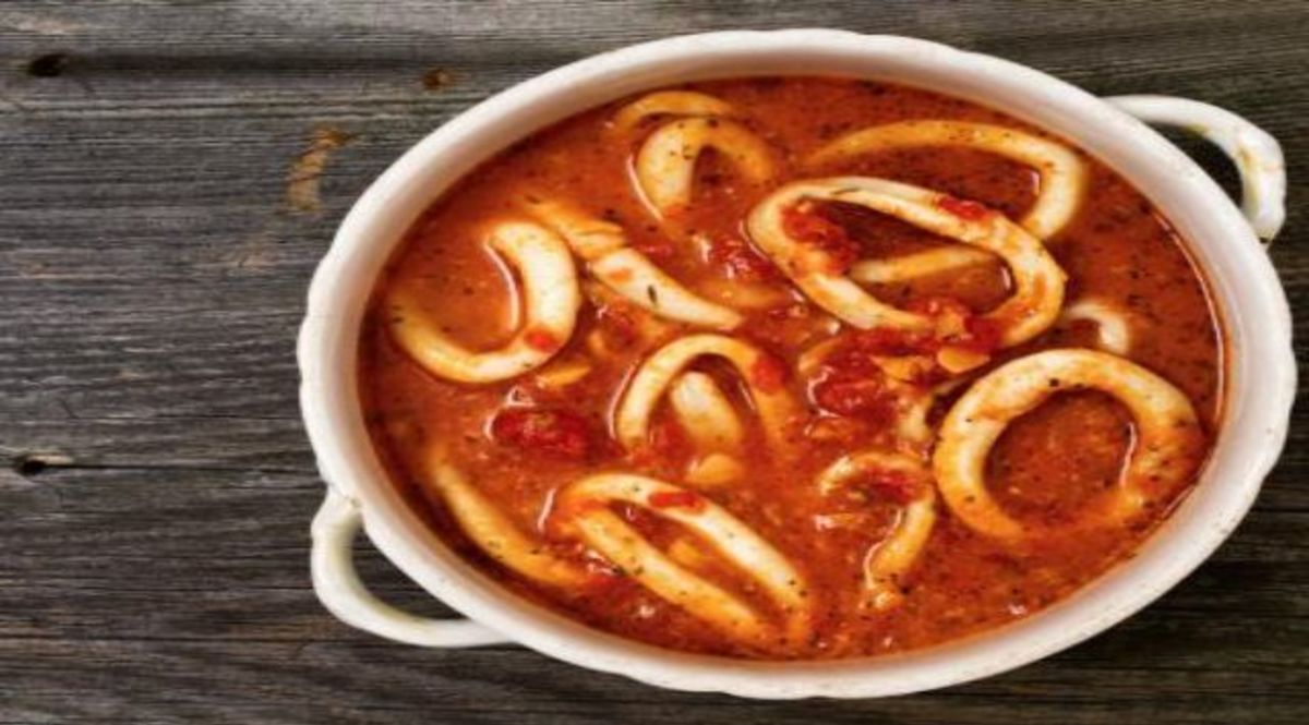 Receta de Calamares con Tomate