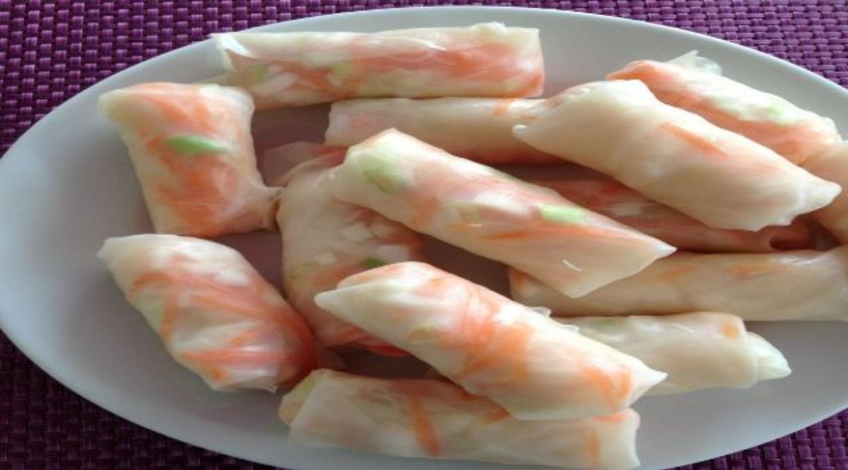 Receta de Rollitos Vietnamitas