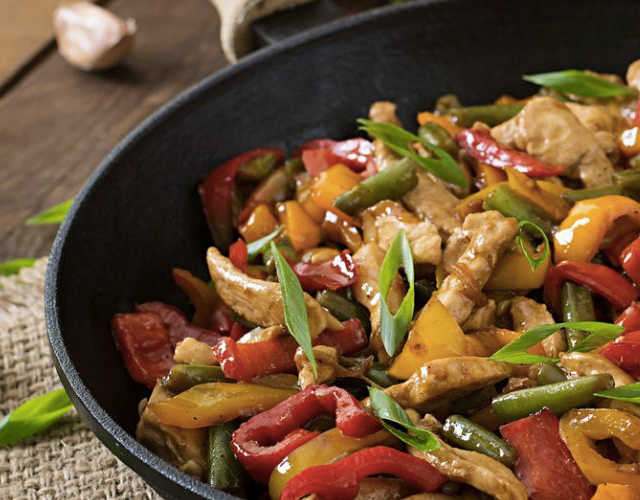 Receta de Wok de pollo