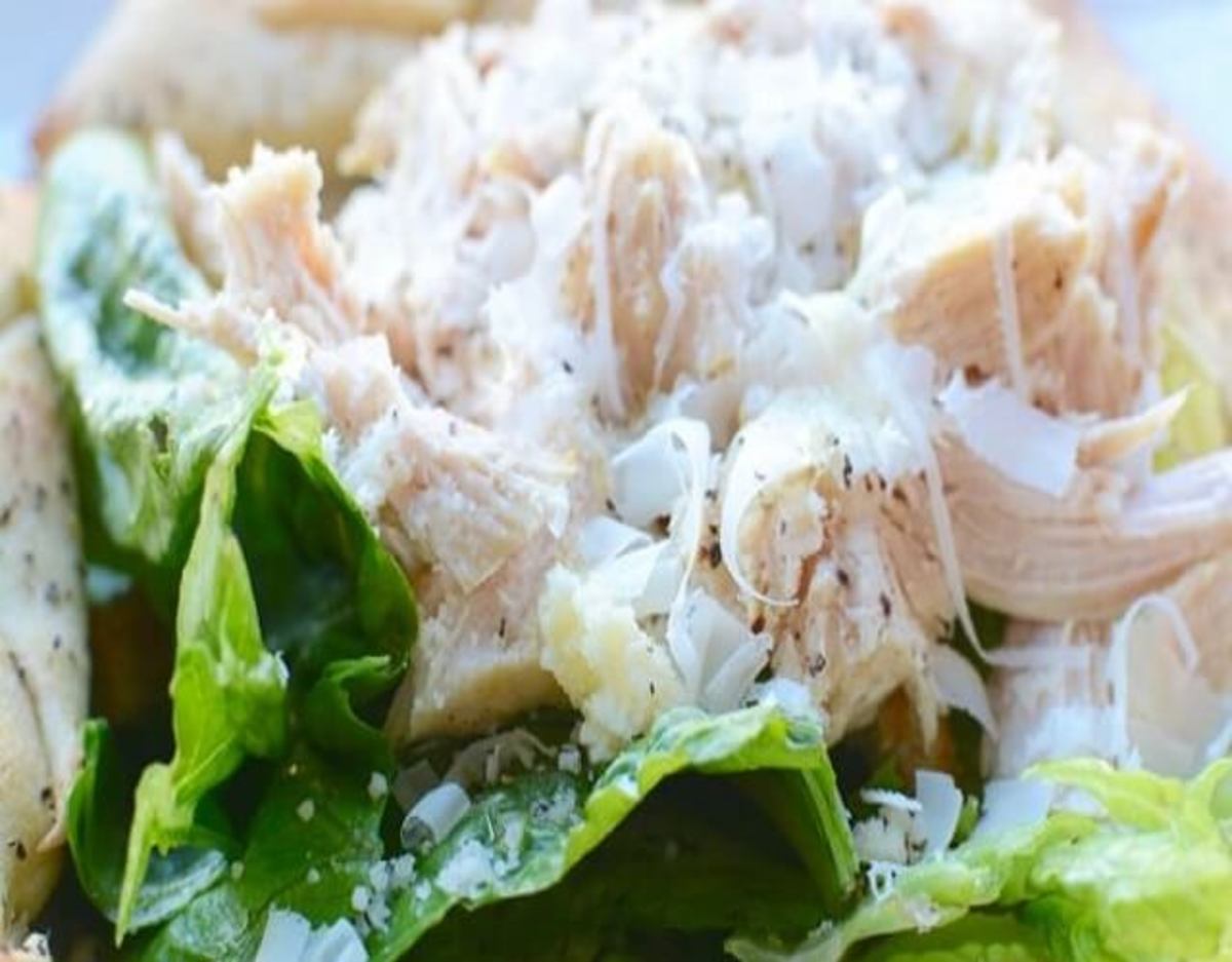 Receta de Ensalada César de pasta
