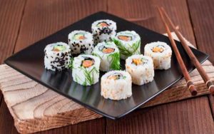 Receta de California roll
