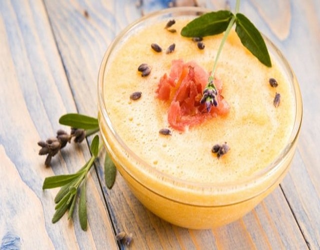 Receta de Crema fría de melón y menta