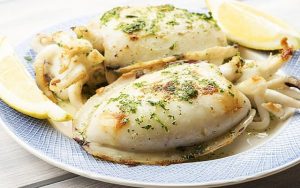 Receta de Sepia al horno