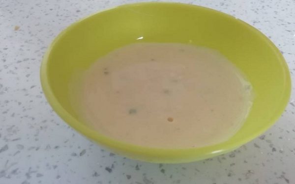 Receta de Bechamel con queso azul