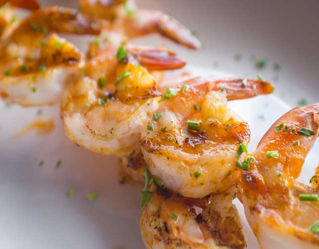 Receta de Pinchos de gambas