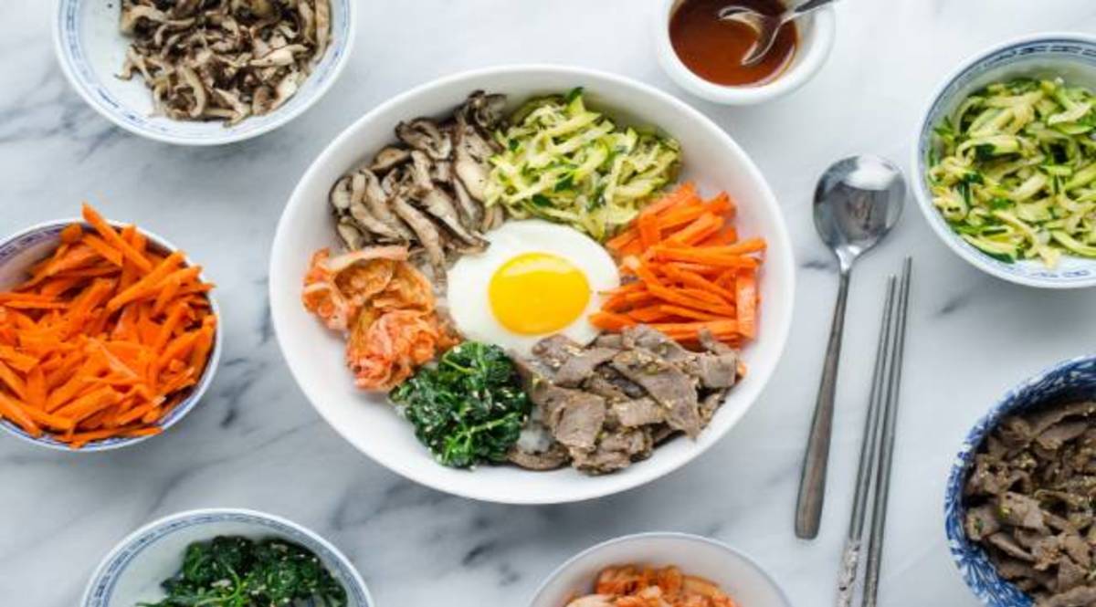 Receta de Bibimbap Coreano