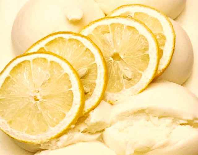 Receta de Helado de limón vegano