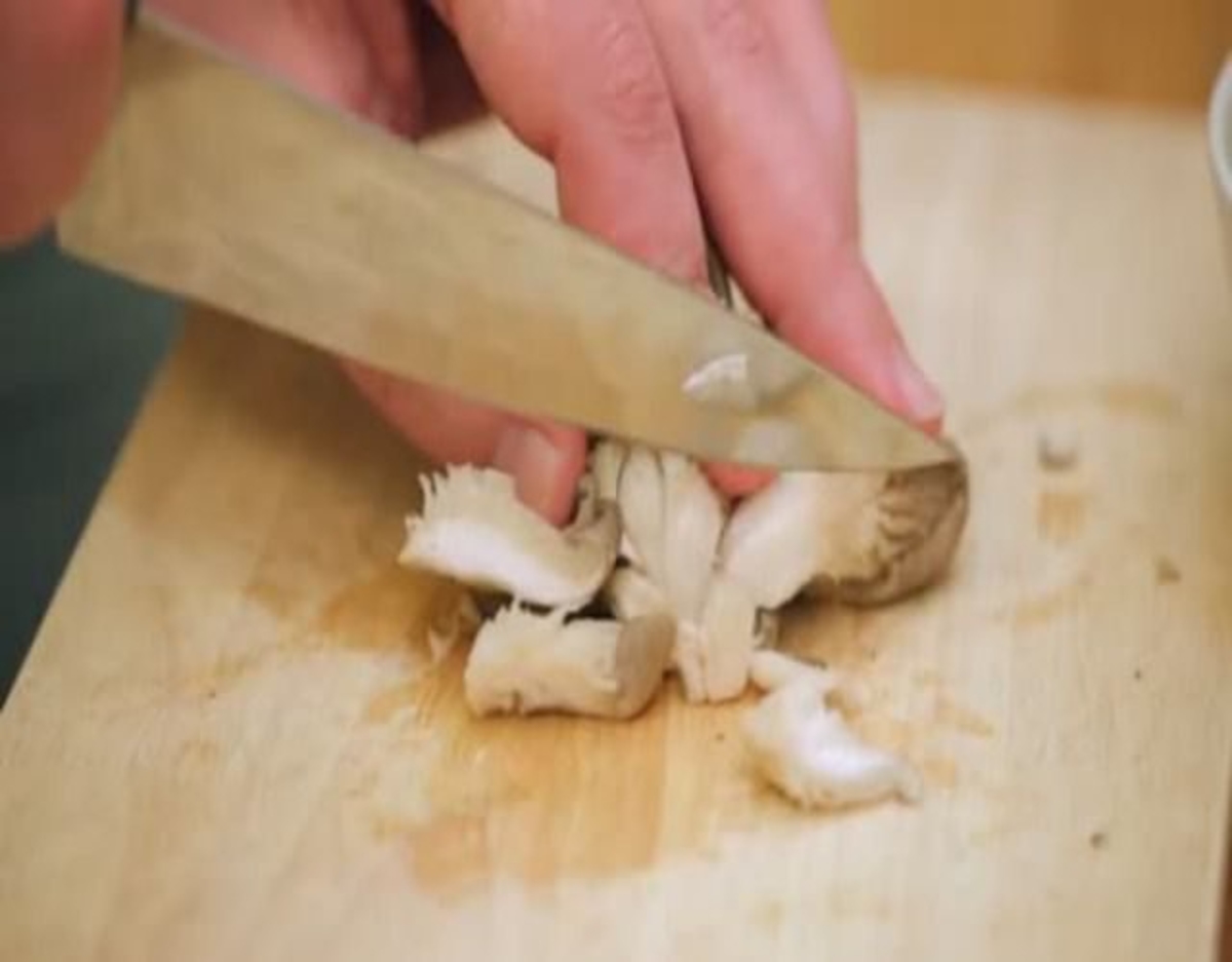 Receta de Setas con queso azul