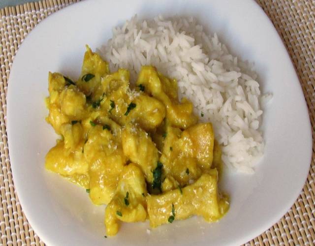 Receta de Pollo con Leche de Coco