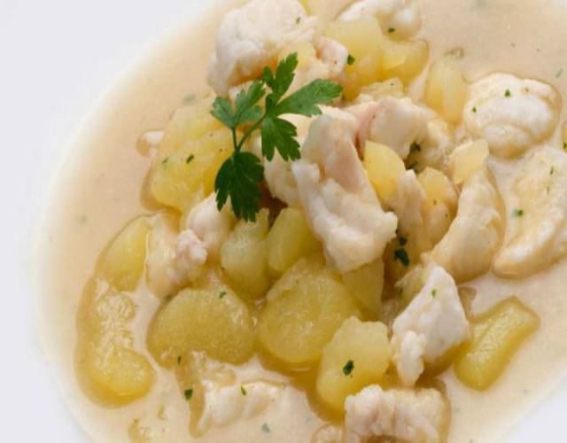 Receta de Congrio con patatas