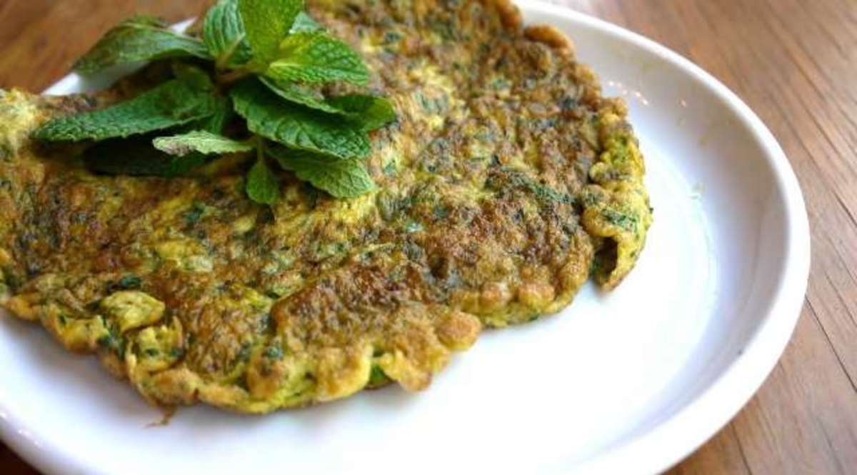 Receta de Tortilla de Oriente Medio o Ijee