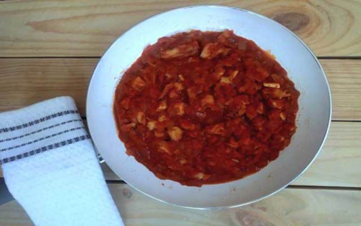 Receta de Pulpo con salsa picante