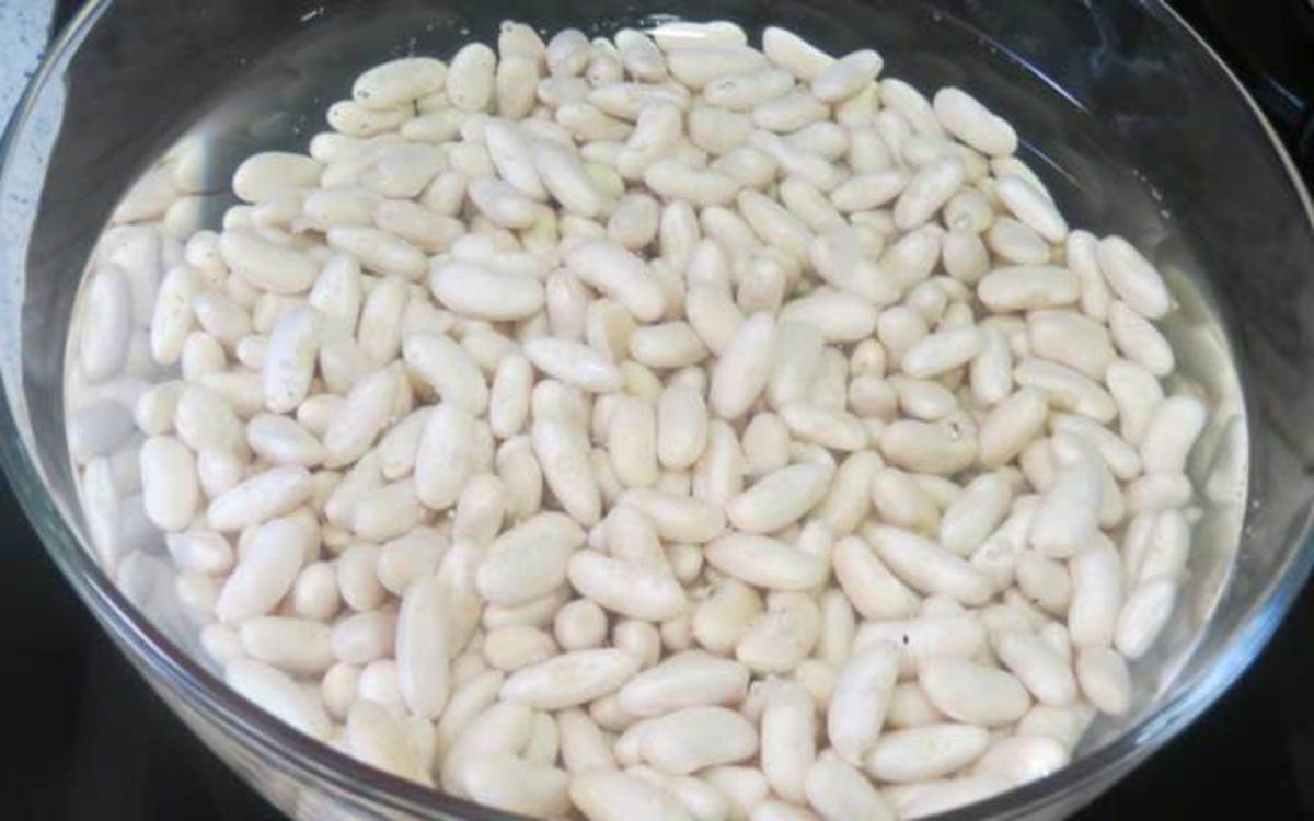 Receta de Alubias blancas estofadas