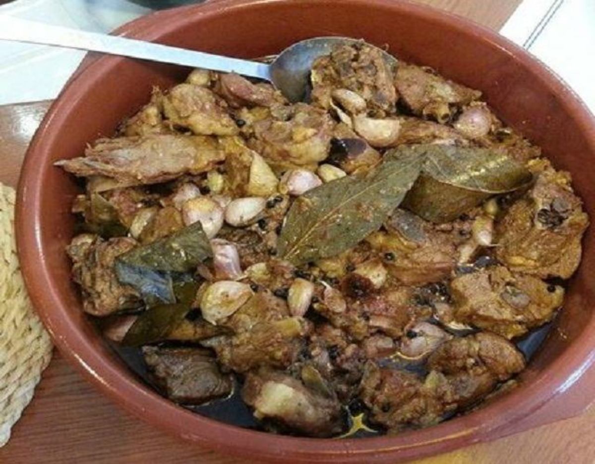Receta de Cabrito al ajillo