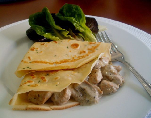 Receta de Crepes de Champiñones