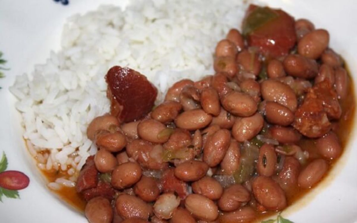 Receta de Alubias rojas con arroz