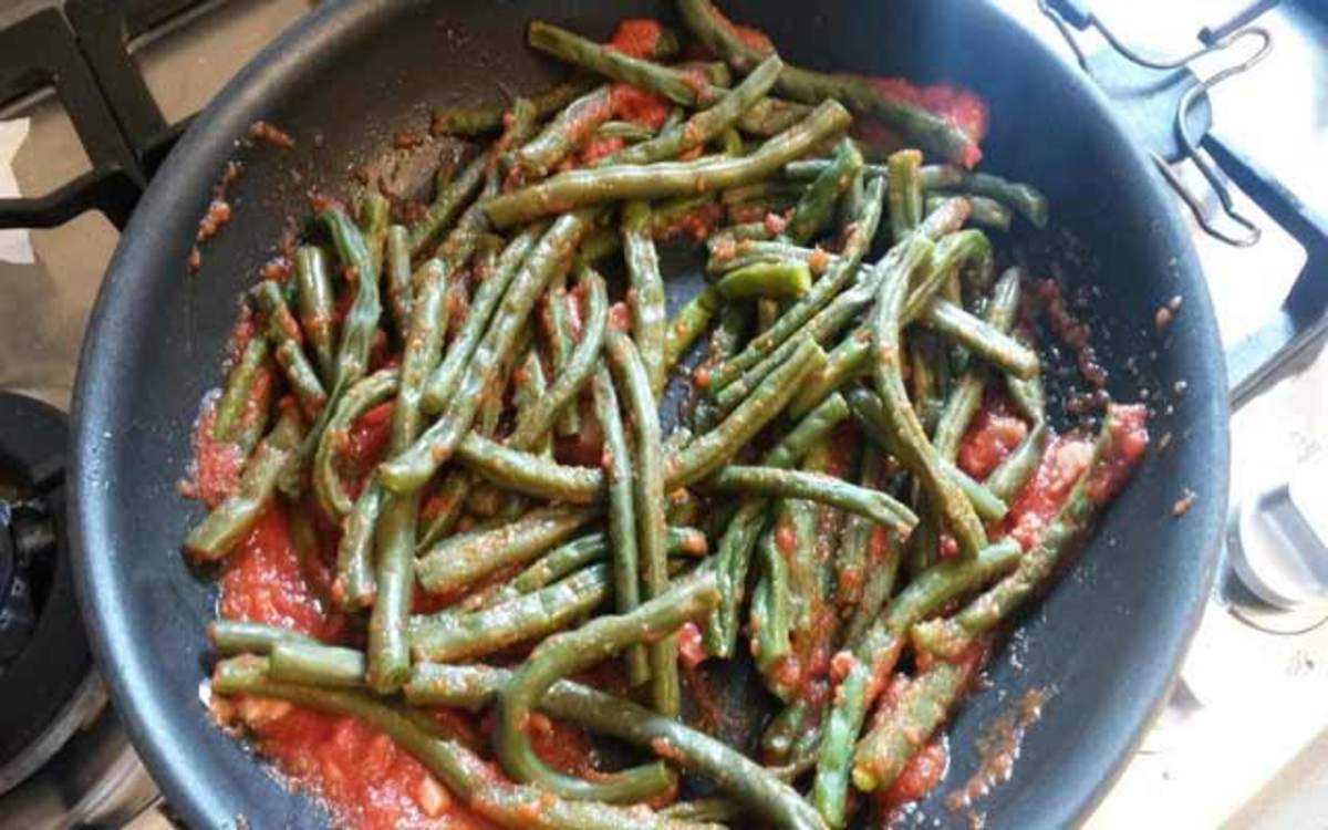 Receta de Judías verdes en salsa