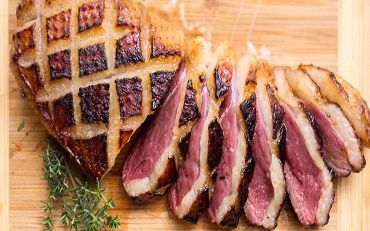 Receta de Magret de pato con manzanas