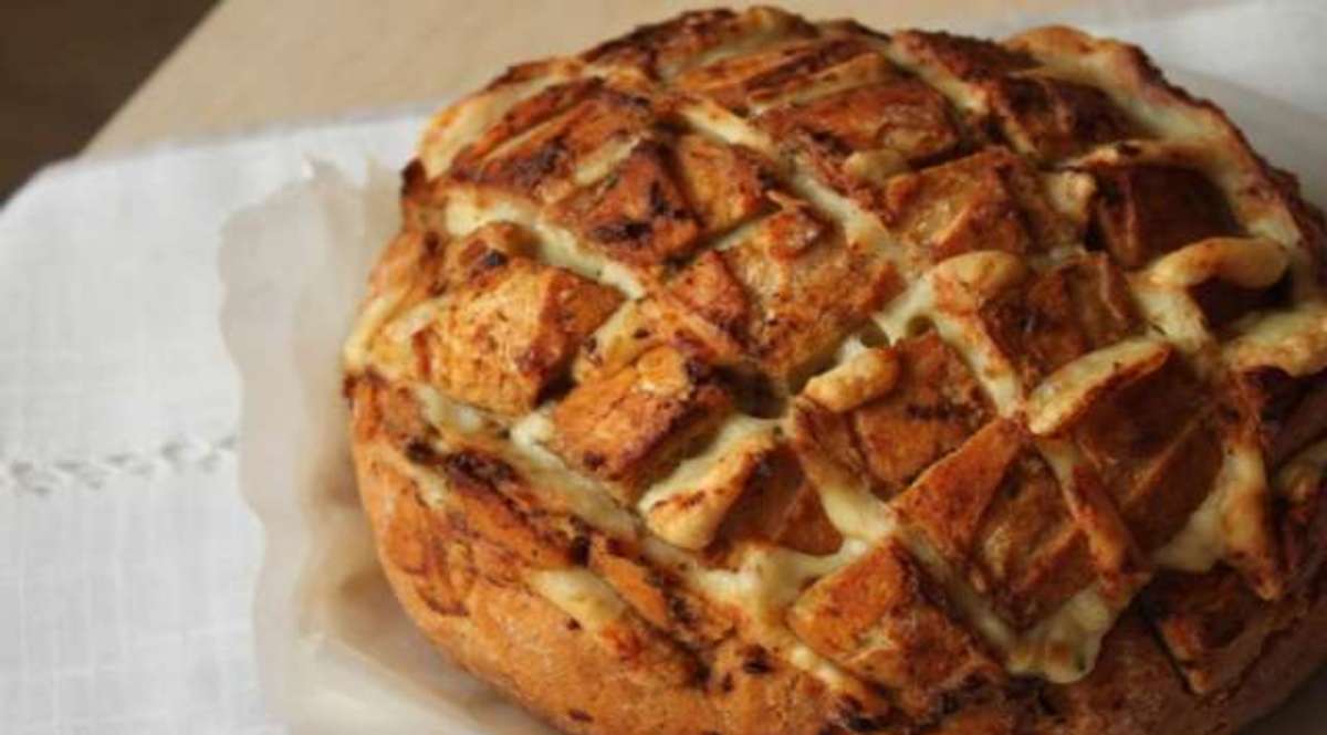 Receta de Pan Relleno de Queso