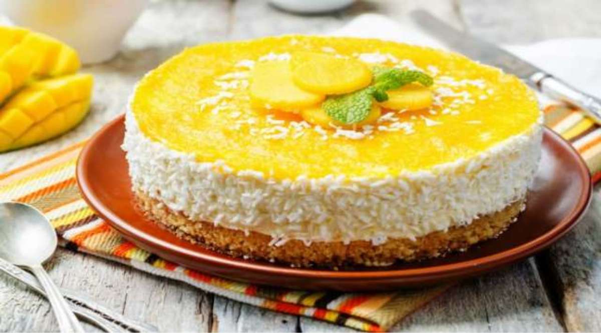Receta de Pastel de Mango Sin Horno