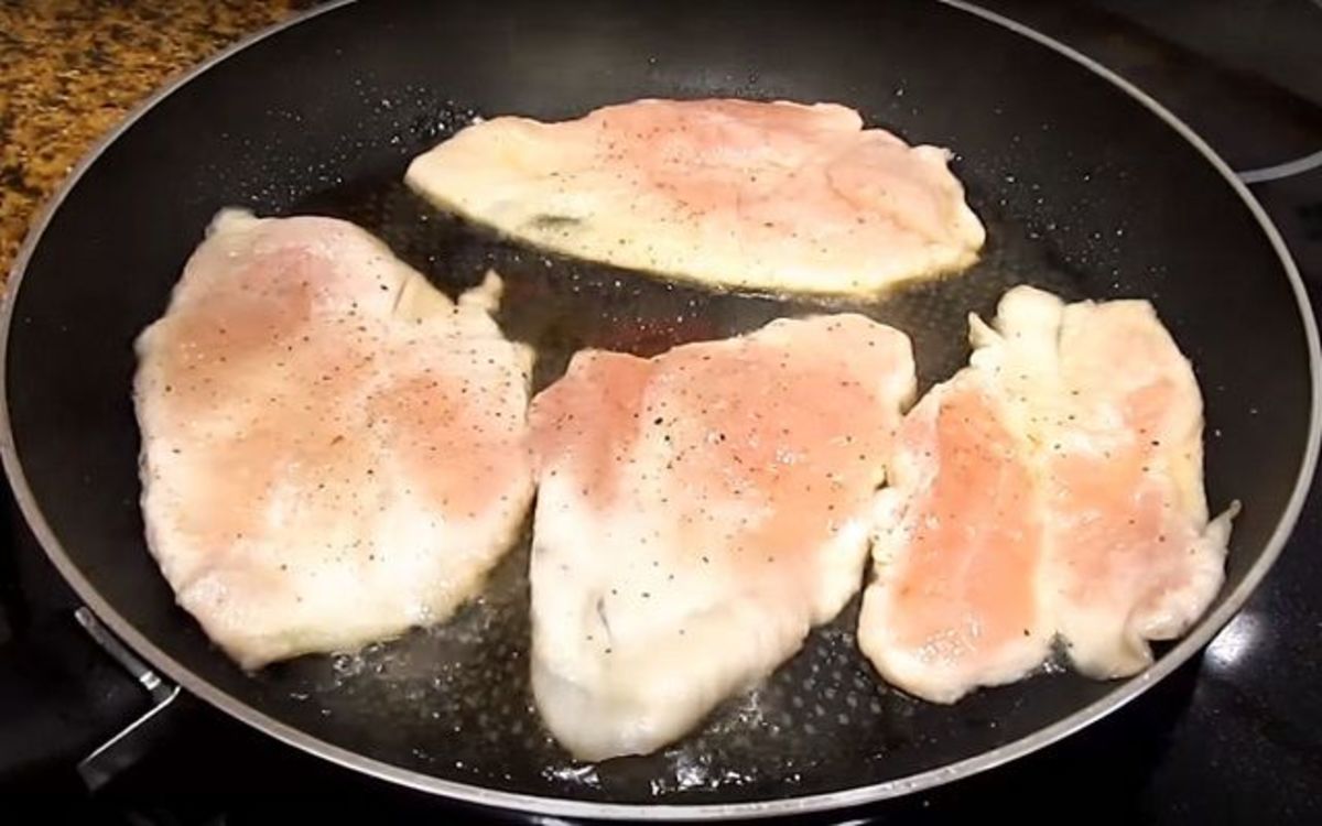 Receta de Pollo al pesto verde