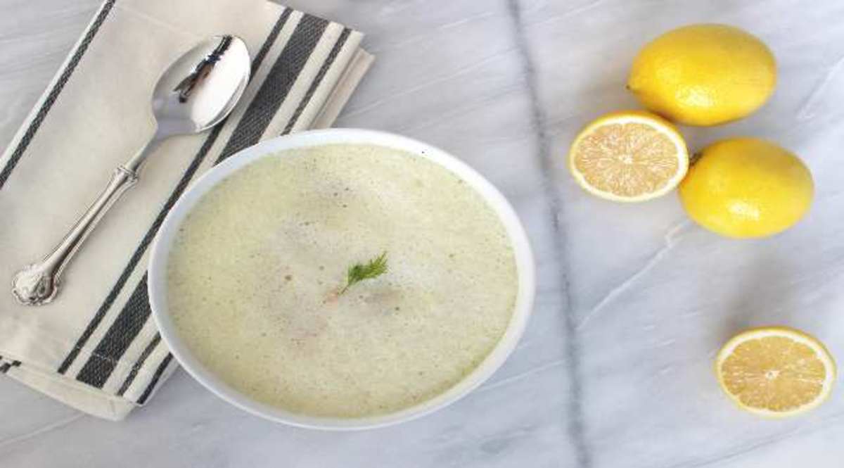 Receta de Sopa Griega de Limón (Avgolemono)