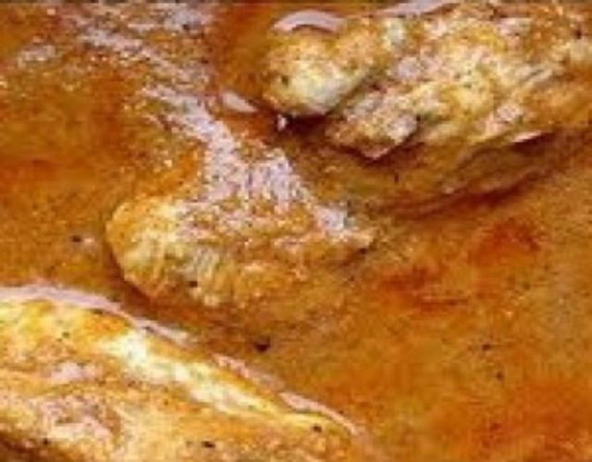 Receta de Pollo en salsa de cacahuates