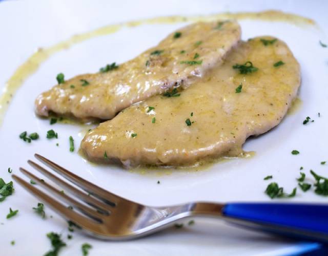 Receta de Escalope de Pollo al Limón