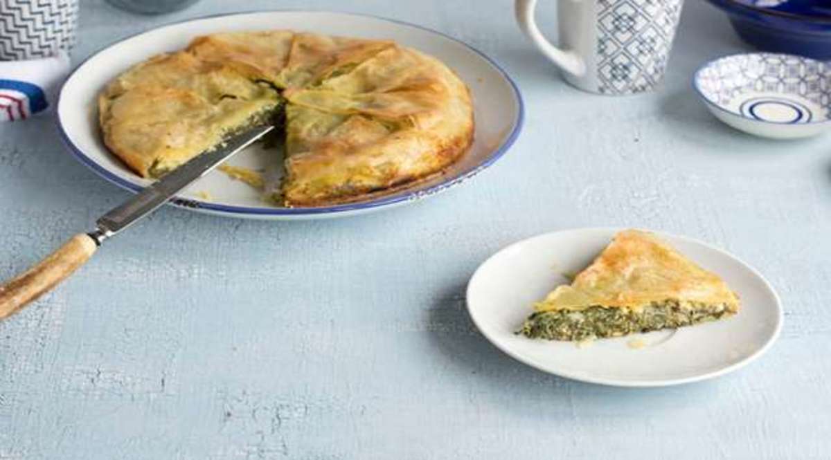 Receta de Spanakopita o Pastel Griego de Espinacas
